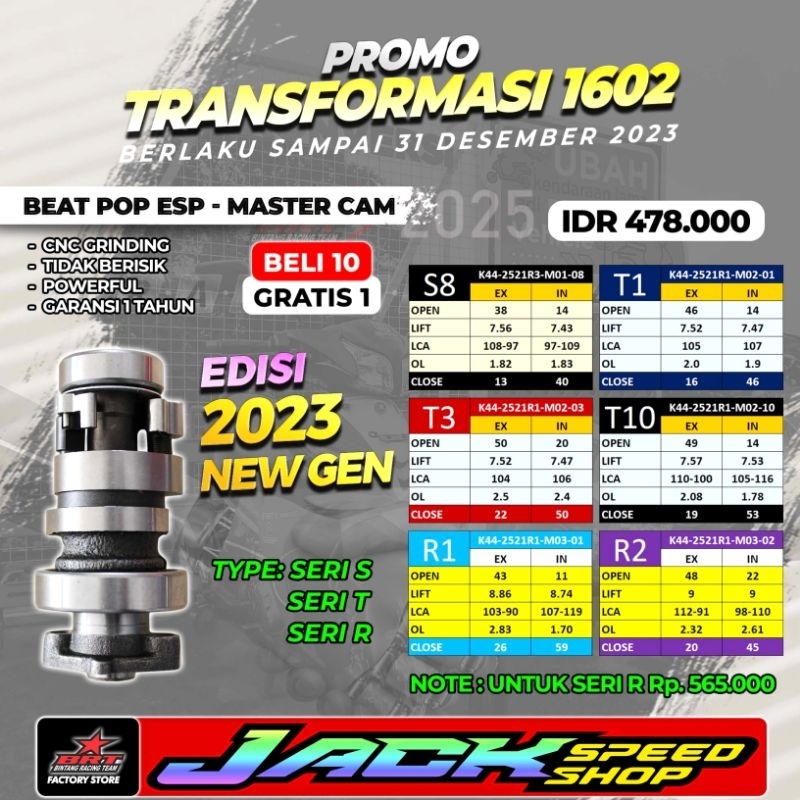 Jual NOKEN AS BRT BEAT POP ESP STREET SPORTY ECO / SCOOPY ESP / VARIO 110 ESP S4 T1 T2 T3 R2 ...