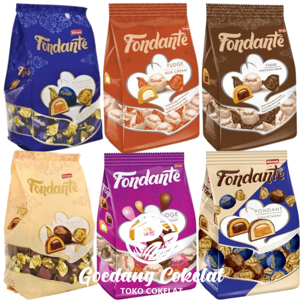 Jual Elvan Fondante Fondant Fudge Assortment Chocolate Eclairs Caramel ...