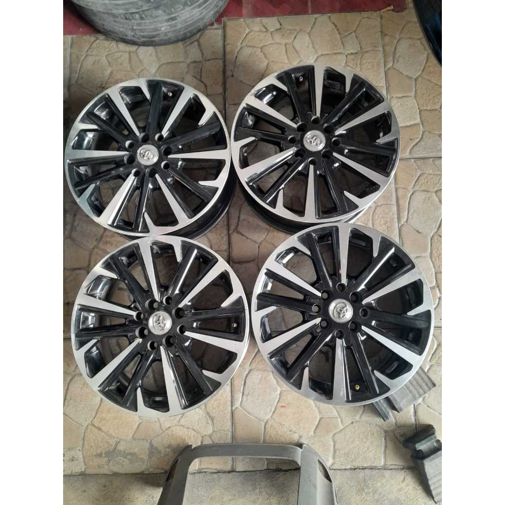 Jual velg mobil bekas reflika copotan yaris ring 16x6 lubang 4x100 seken bekas murah like new ...