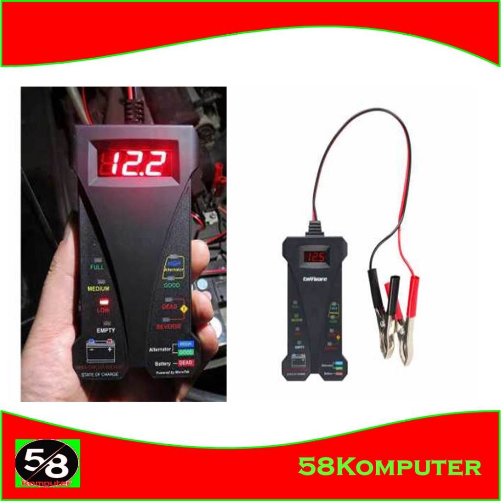 Jual Alat Cek Aki Mobil Digital Alat Cek Aki Motor Dan Mobil 12v Tester ...