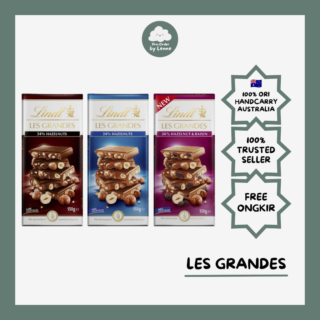 Jual LINDT LES GRANDES 34% Hazelnuts 150g | Cokelat dengan Kacang Hazel ...