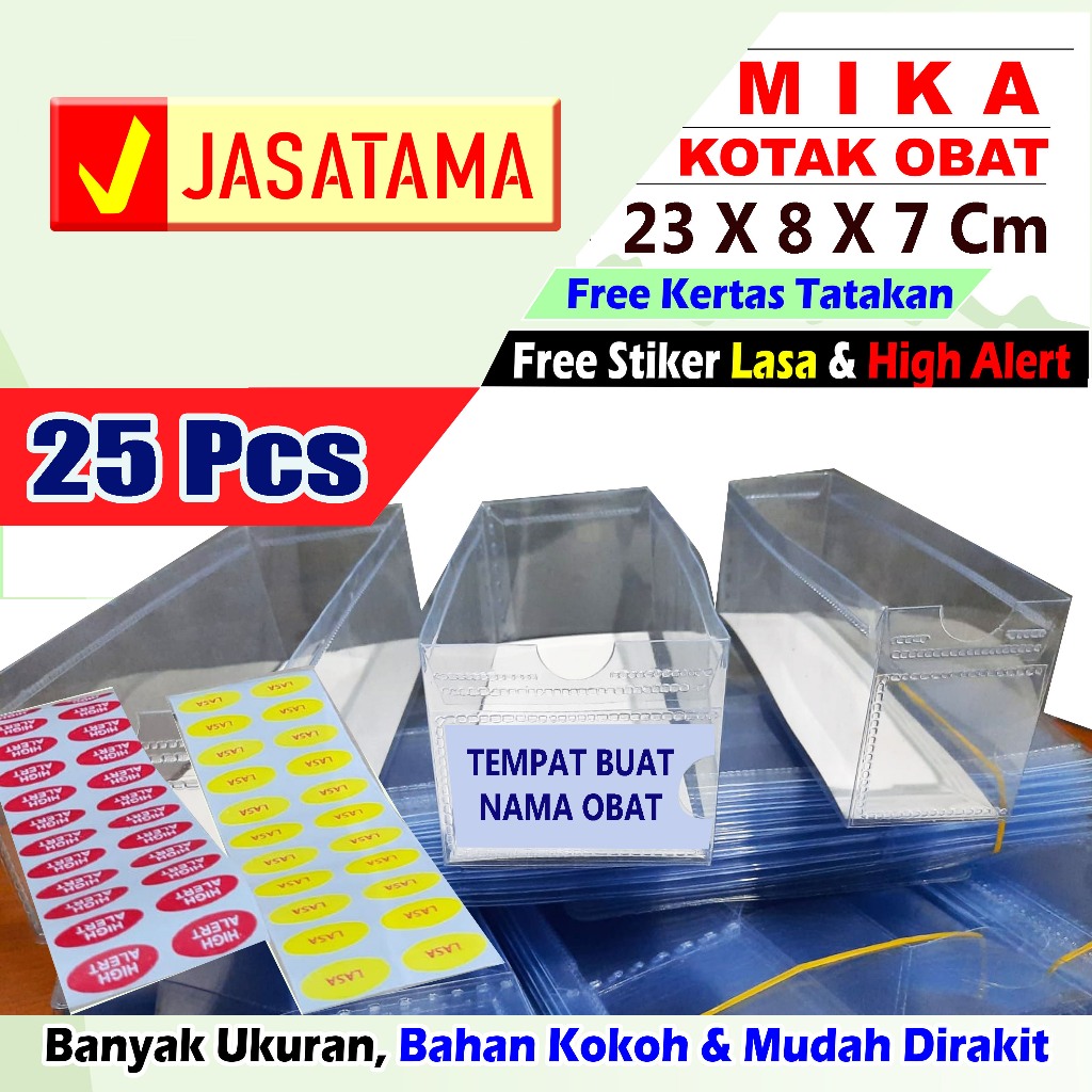 Jual isi 25 kotak Obat besar ukuran 23 x 8 x 7 isi 25 Pcs | Shopee ...