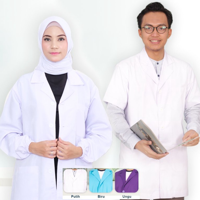 Jual MODEL CP921 Jas Laboratorium Seragam Lab Baju Praktek Klinik Pria ...