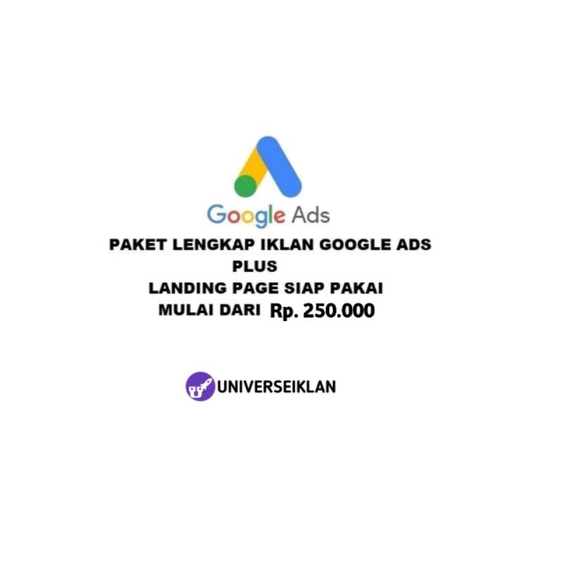 Jual Paket Lengkap Iklan Google Ads Plus Landing Page Siap Pakai | Shopee Indonesia