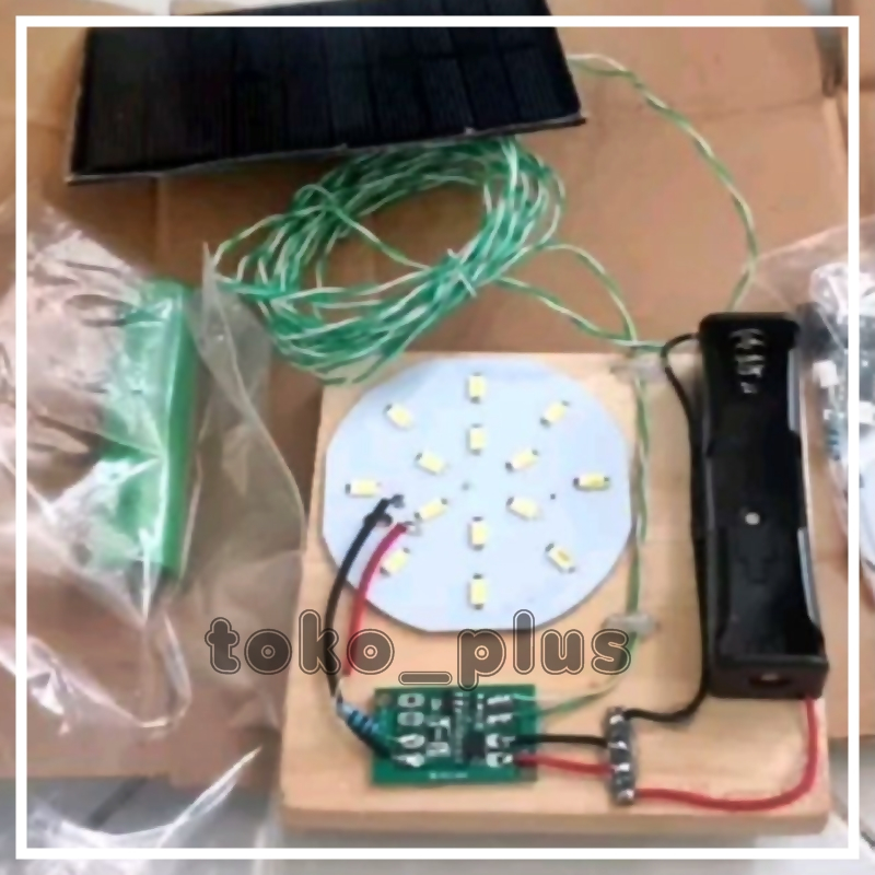 Jual Modul Set Lampu Otomatis Tenaga Matahari / Solar Cell DIY KIT ...