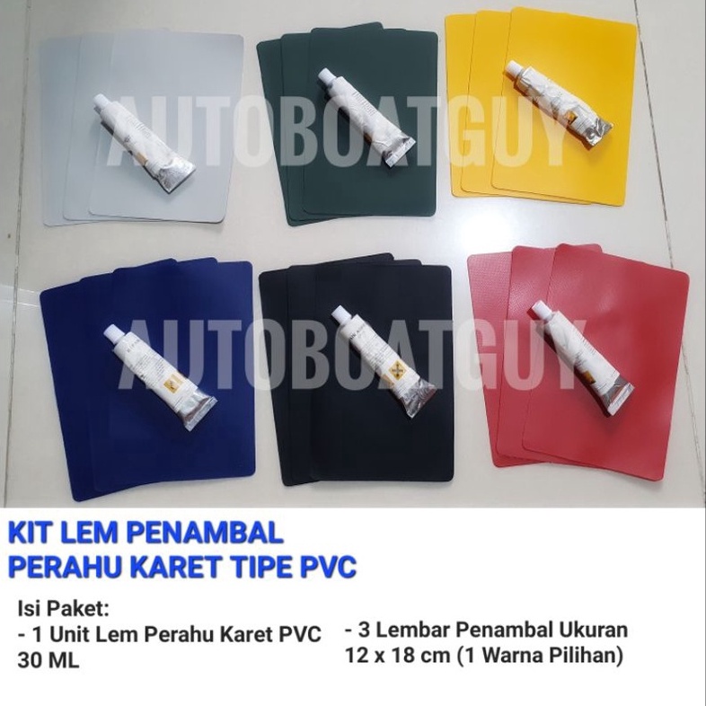 Jual Termurah dan terbaik Kit Lem Penambal Perahu Karet PVC LCR - Set ...