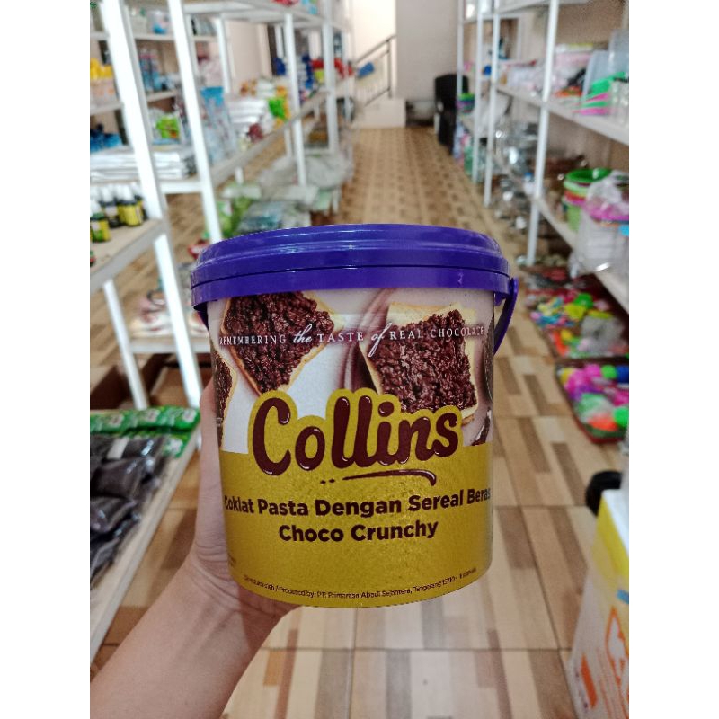 Jual COLLINS CHOCO CRUNCHY 1KG/SELAI ROTI/TOPING DONAT/SELAI DONAT ...