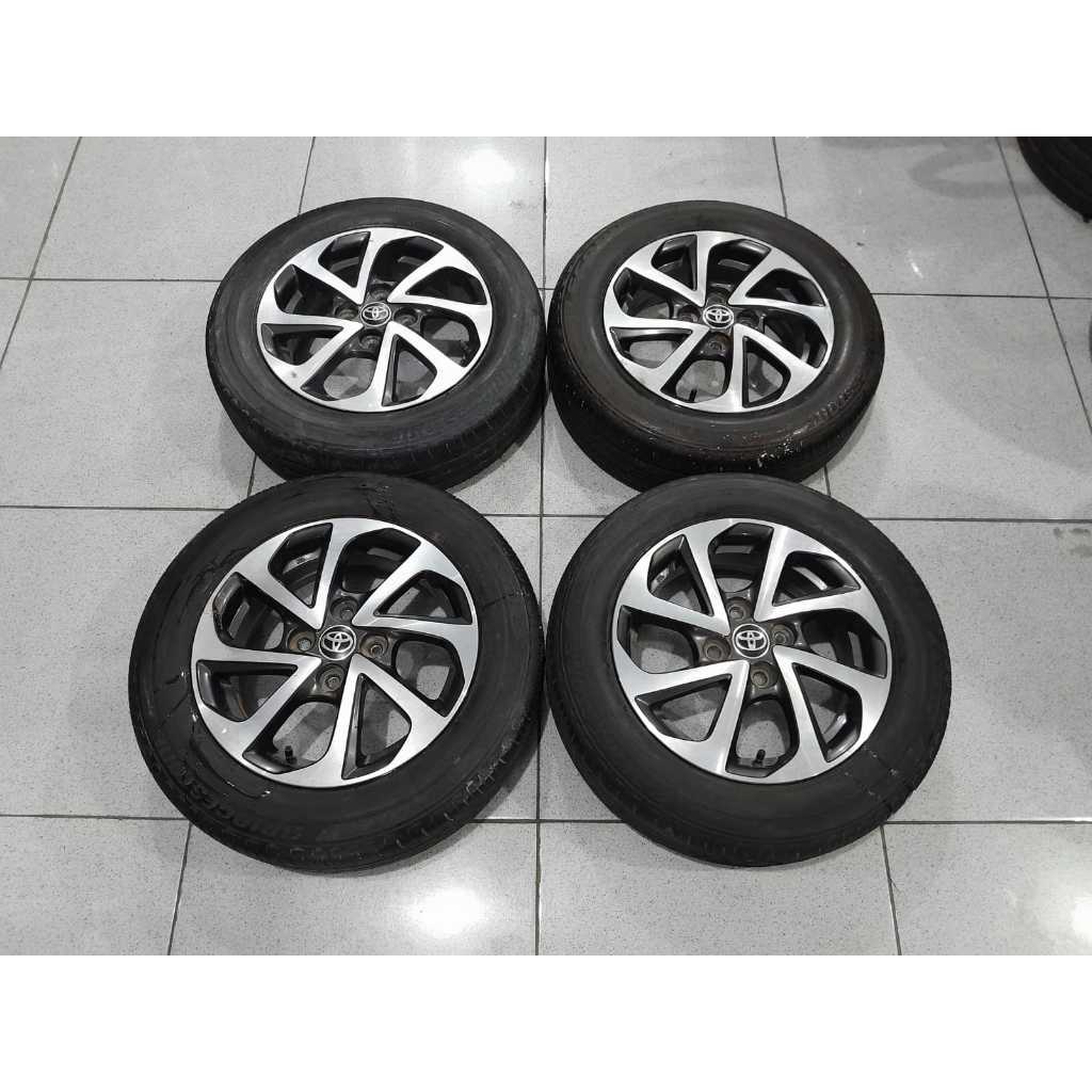 Jual VELG MOBIL BEKAS OEM AGYA TRD RING 14 PCD 4X100 PLUS BAN 175/65 R14 | Shopee Indonesia