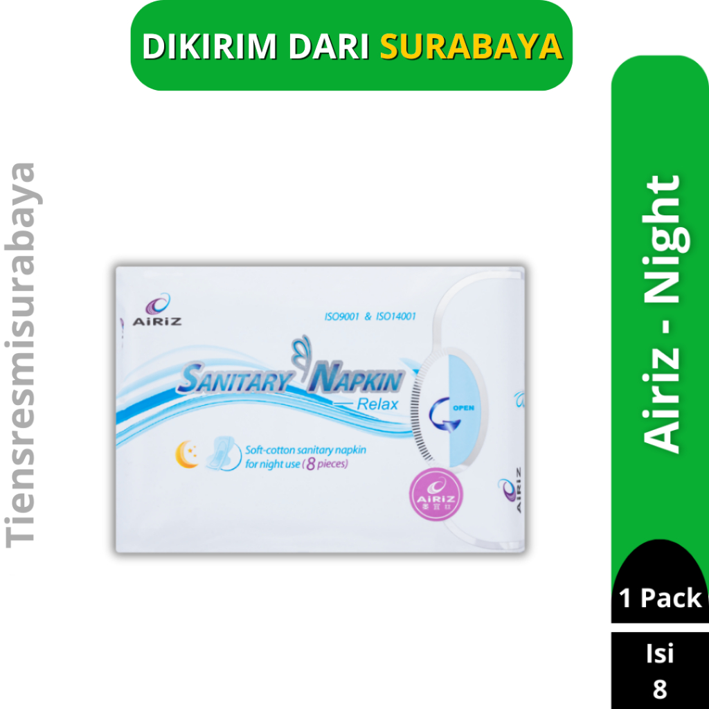 Jual AIRIZ NIGHT USE (PEMBALUT HERBAL TIENS) | Shopee Indonesia