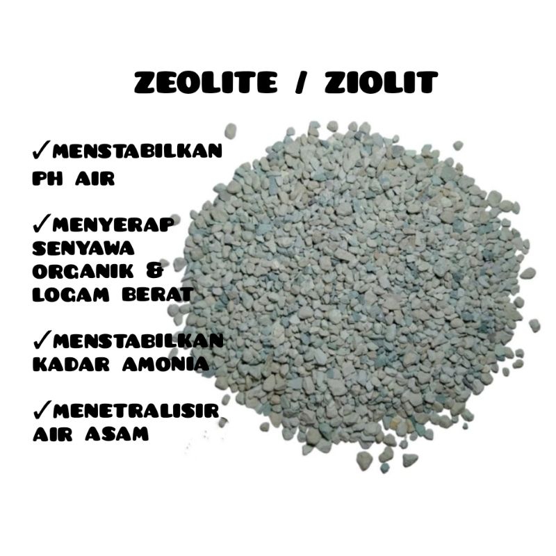 Jual zeolite active, menurunkan zat kapur, media penjernih air, media ...