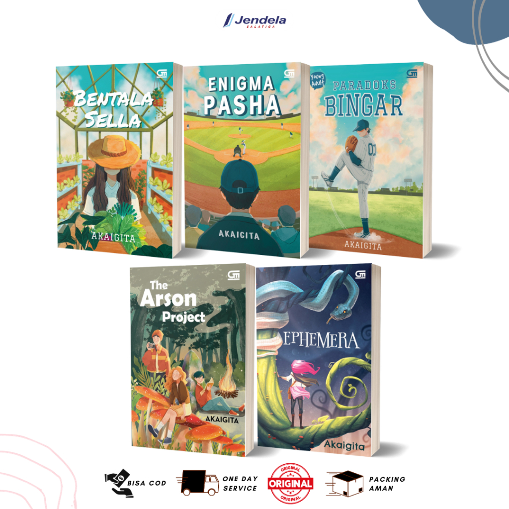 Jual Novel Akaigita : Bentala Sella, Enigma Pasha, The Arson Project ...