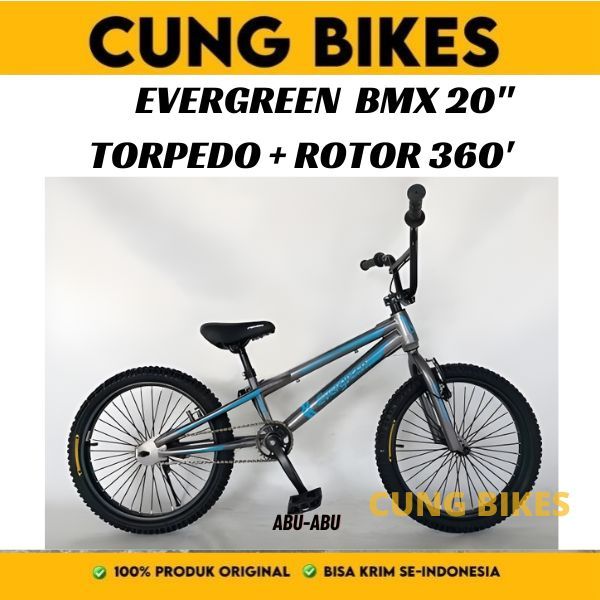 Jual SEPEDA ANAK BMX 20 INch EVERGREEN ROTOR DAN rem TORPEDO garansi 5 ...