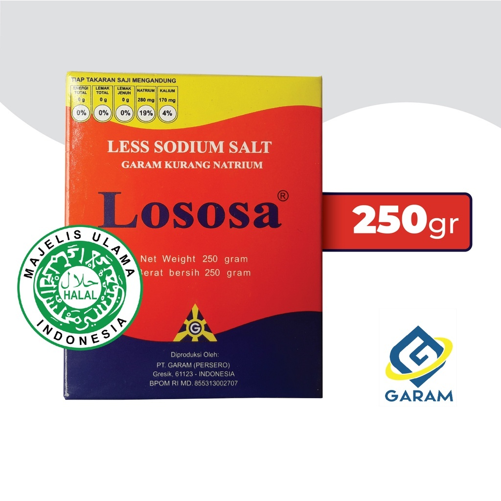 Jual Garam Lososa 250 Gram Garam Sehat Rendah Natrium Garam Rendah ...
