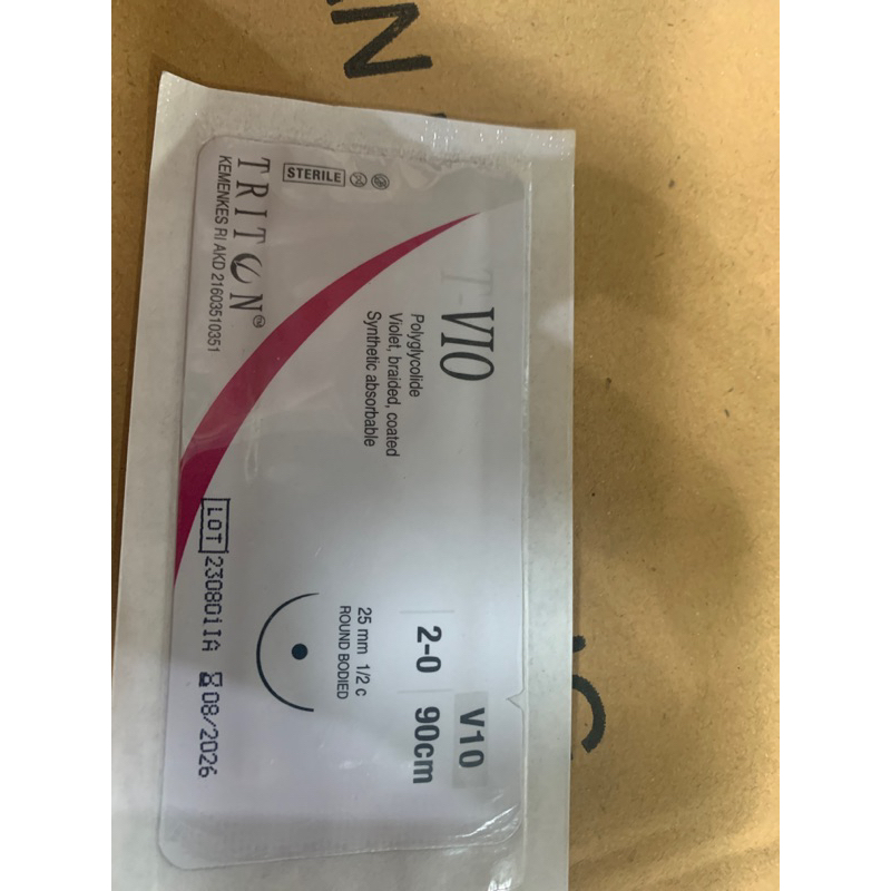 Jual BENANG TRITON T-VIO POLYGLYCOLIDE ECERAN. | Shopee Indonesia