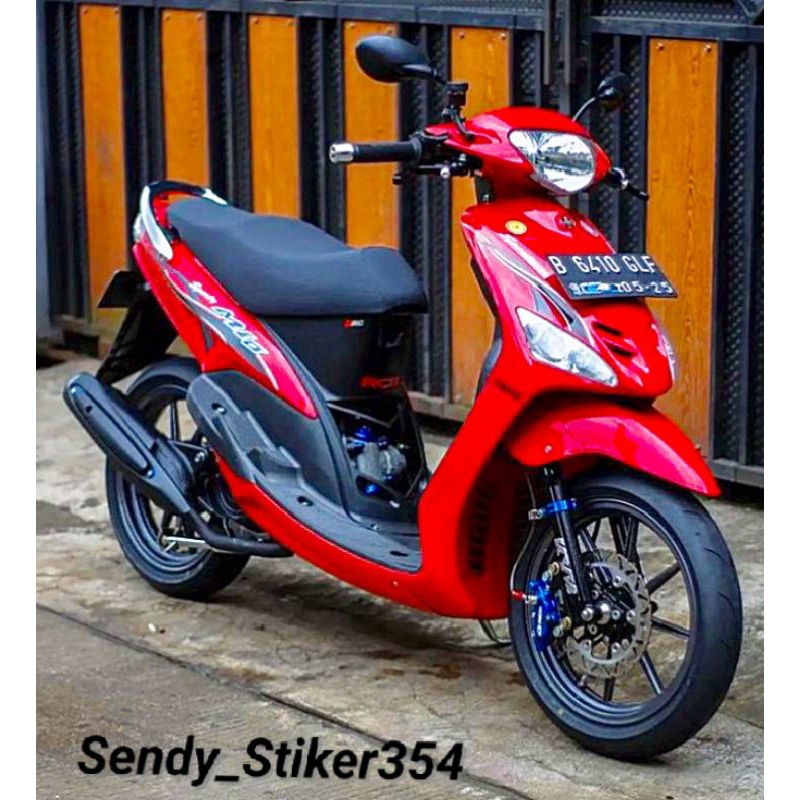 Jual STRIPING STANDAR ORI YAMAHA MIO SPORTY 2005 MERAH l STRIPING ...