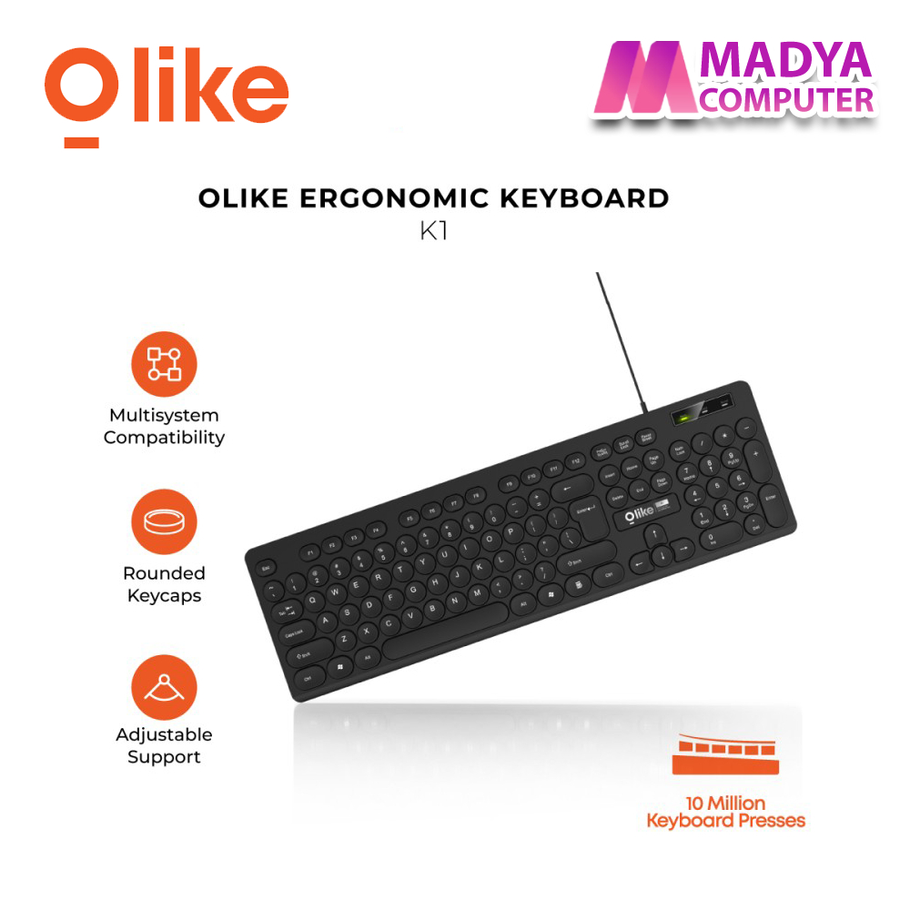 Jual Keyboard OLIKE K1 - Keyboard Kabel USB | Shopee Indonesia