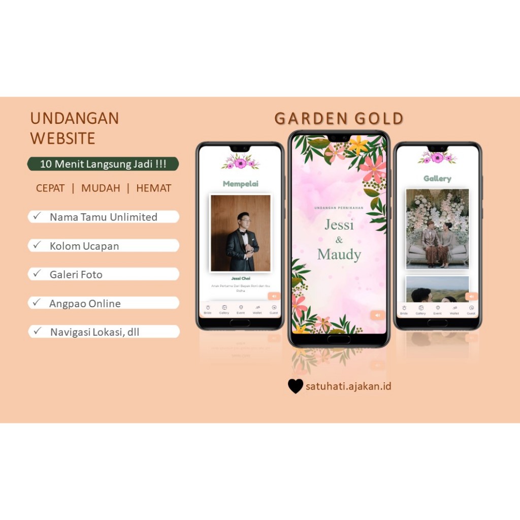 Jual Undangan Digital Pernikahan Undangan Web | Shopee Indonesia