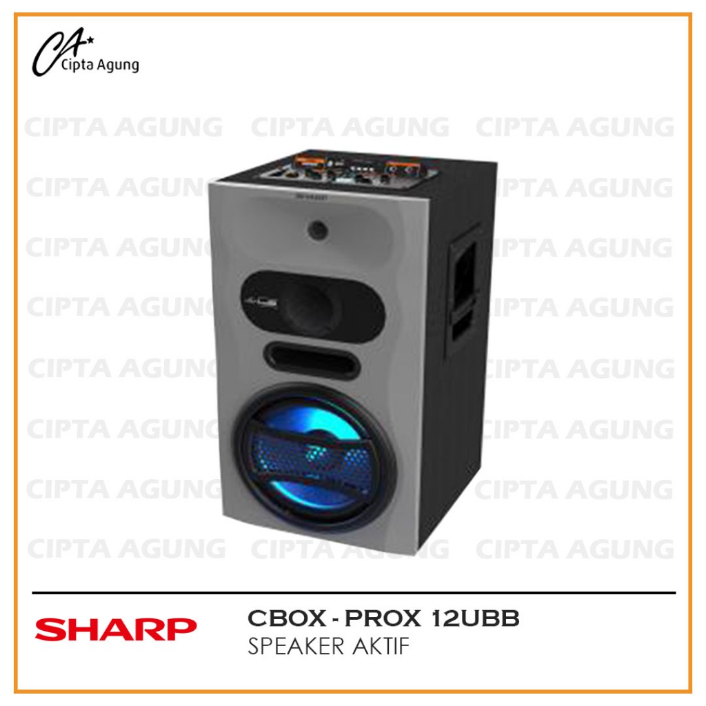 Jual SHARP SPEAKER ACTIVE 12 INCH CBOX PROX-12UBB / PROX12UBB | Shopee ...