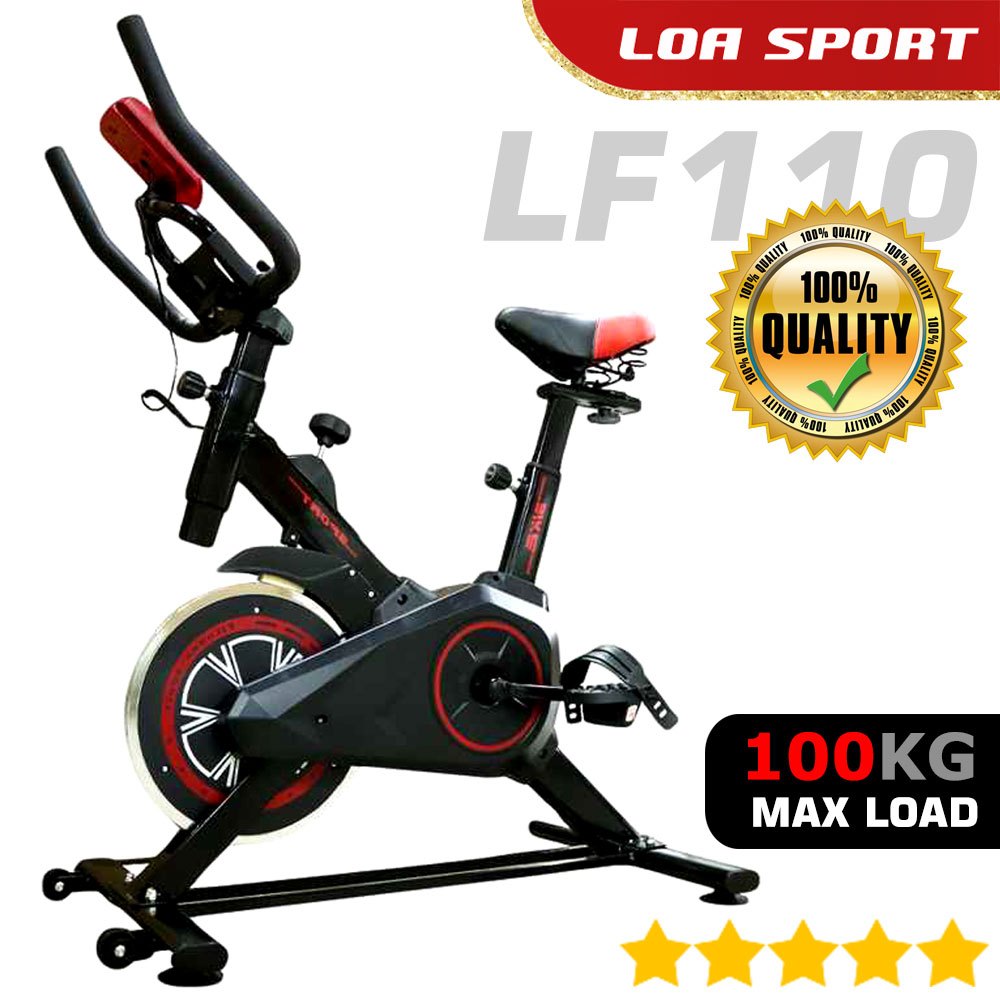 Jual Sepeda Statis olahraga Kardio Alat Fitnes Spinning Bike 100KG ...