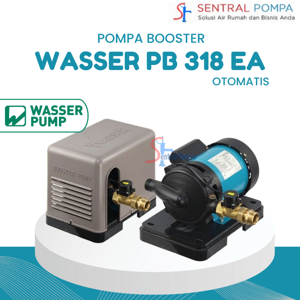 Jual Pompa Dorong Booster Pump WASSER PB-318 EA Mesin SIr Pendorong PB 318 | Sentral Pompa ...