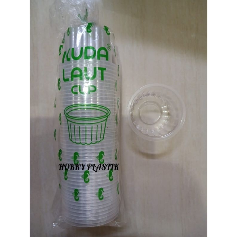Jual Gelas Pudding Bening BELIMBING 65ml (TANPA TUTUP) ( isi 50 pcs ...