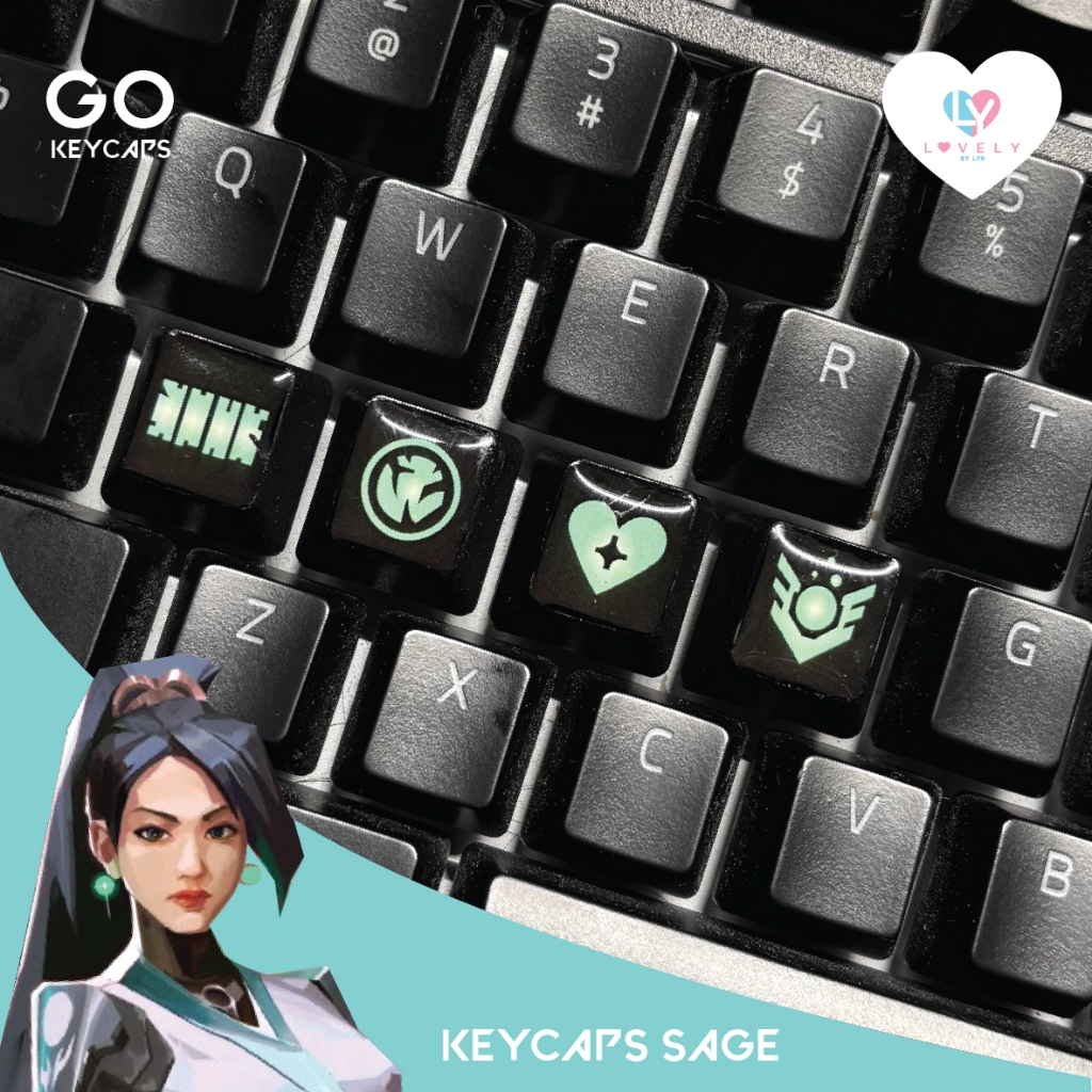 Jual Keycaps PBT Valo Sage Ability | GO KEYCAPS | Shopee Indonesia