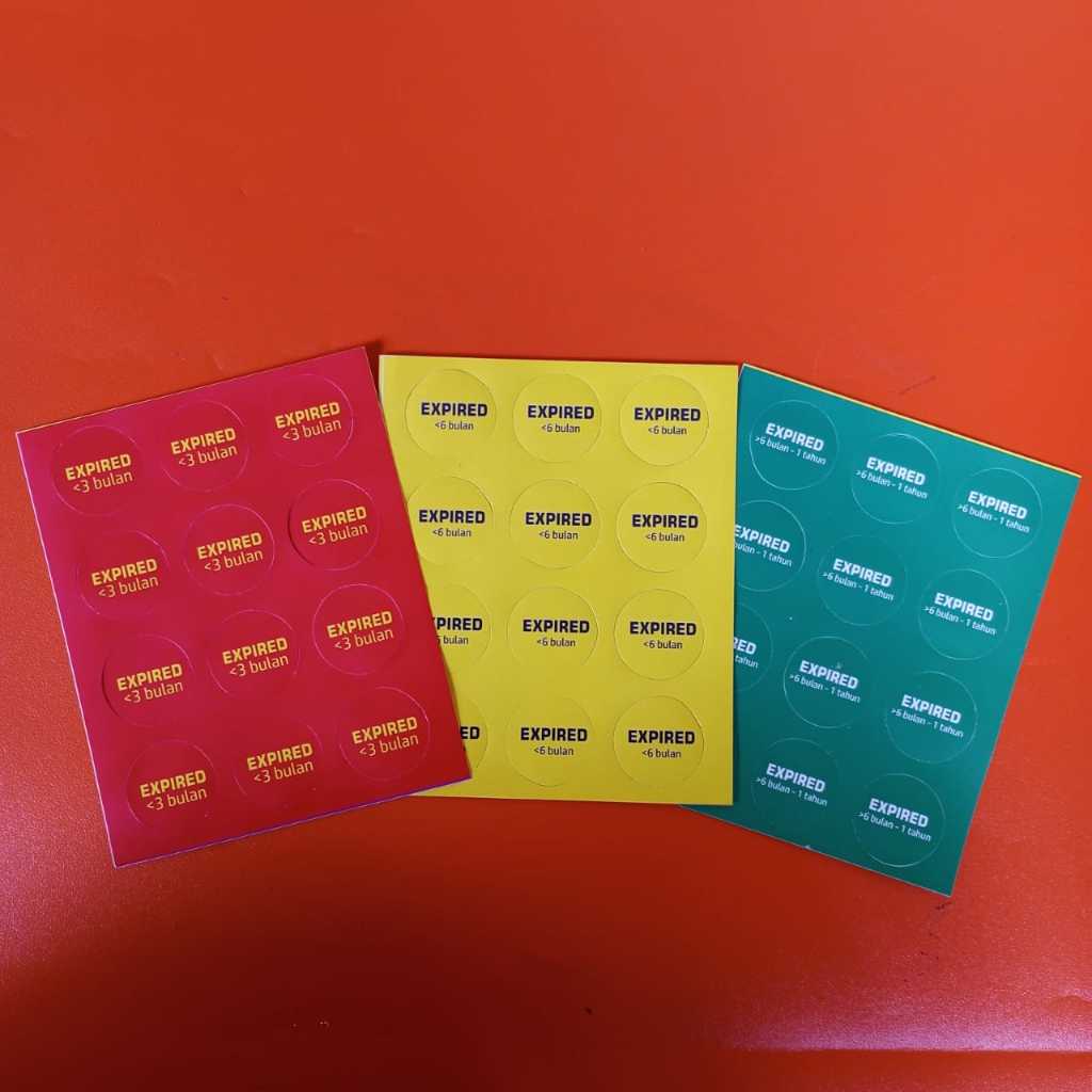 Jual Stiker Expired - Stiker Label Obat Kadaluwarsa - Stiker Penanda ...