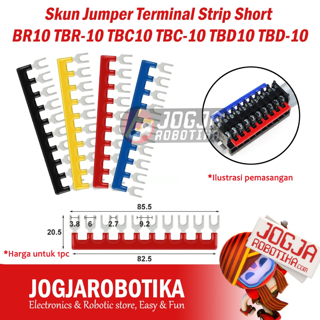 Jual Skun Jumper Terminal Strip Short TBR10 TBR-10 TBC10 TBC-10 TBD10 TBD-10 TBR TBC TBD 10A ...