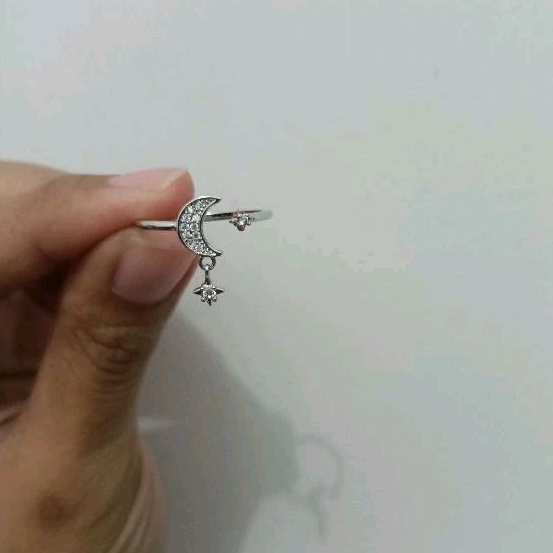 Jual Cincin Motif Bulan & Bintang (Moon&Star) | Shopee Indonesia