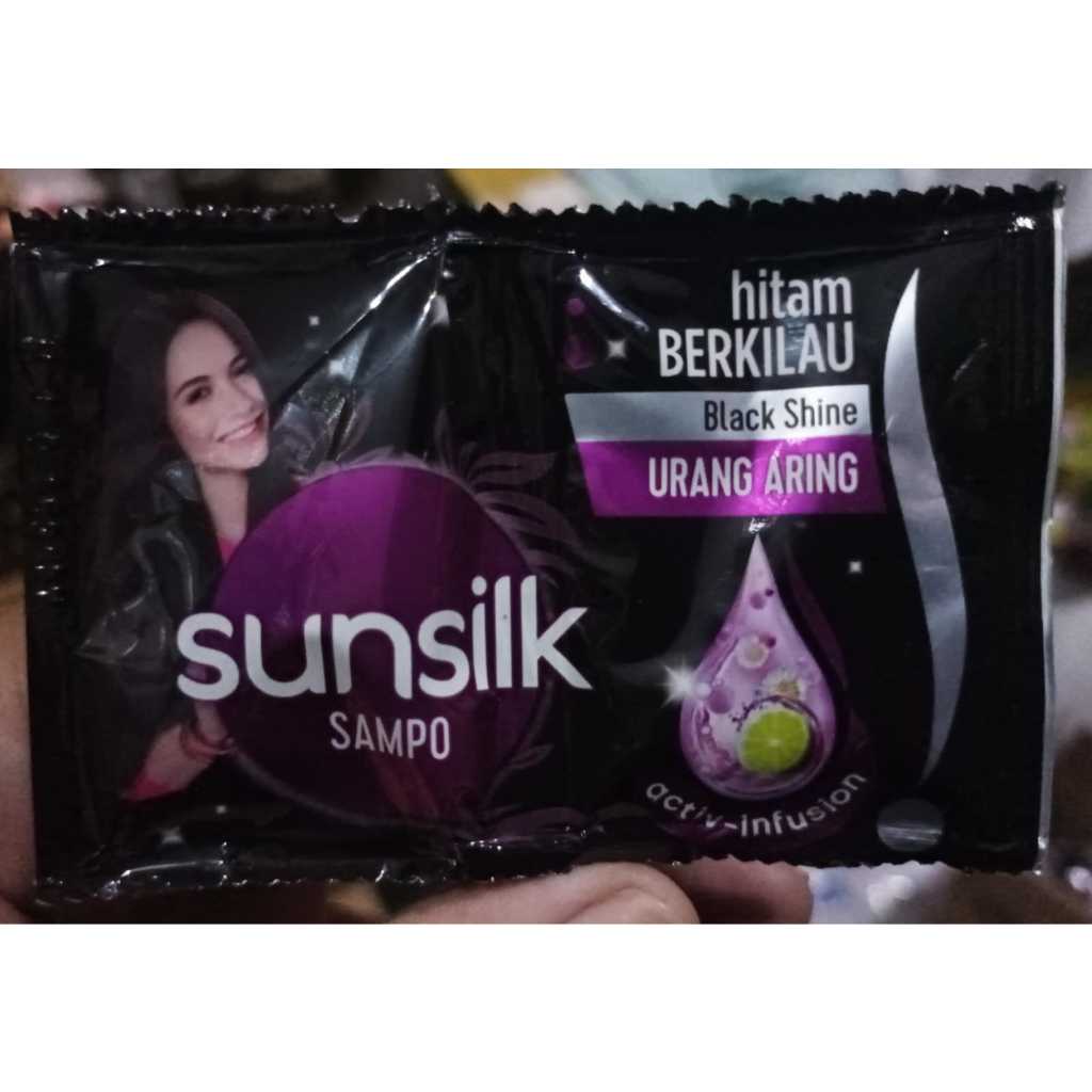 Jual Sunsilk Black Shine Hitam Berkilau Sachet 9 ml | Shopee Indonesia