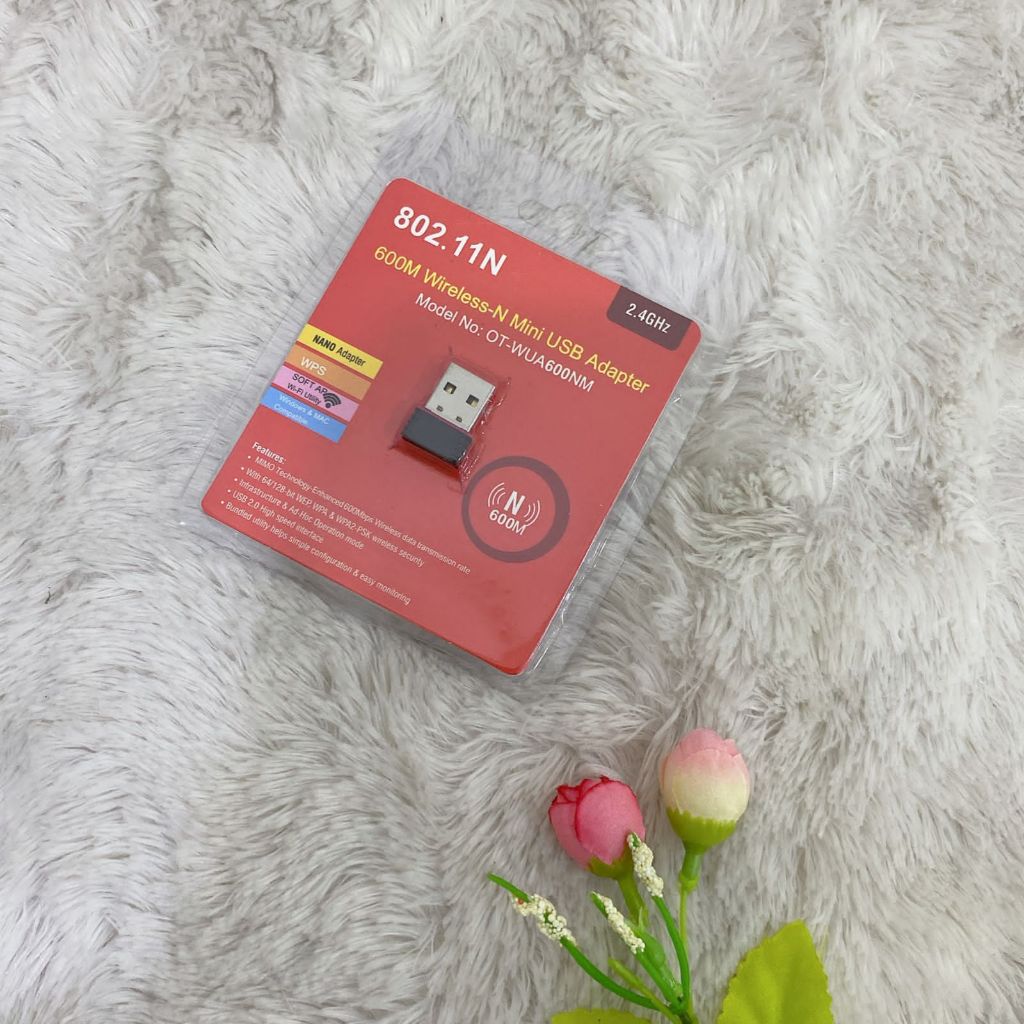 Jual Adapter Wifi Usb 600Mbps + Kaset 03/USB WIFI 802 IIN 600Mbps ...