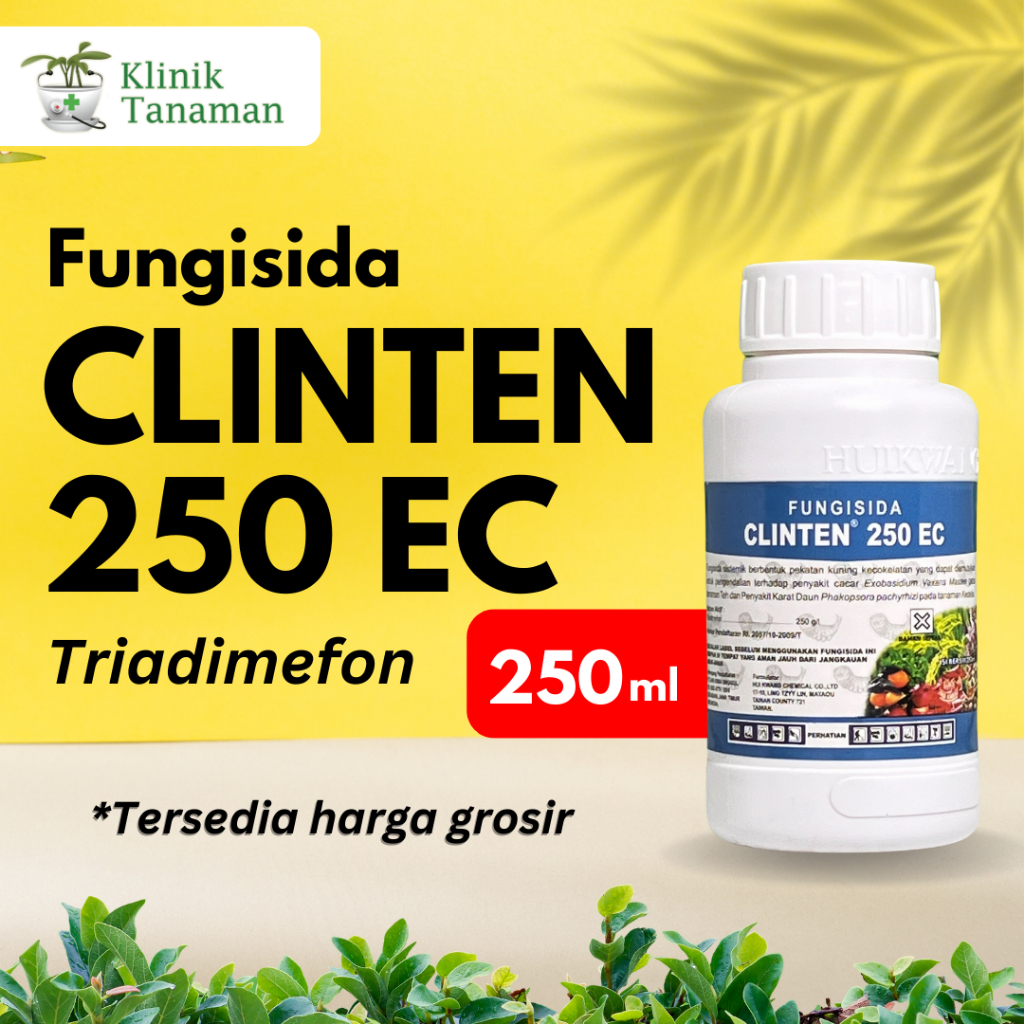 Jual Obat Hama Clinten 250ml Pembasmi Aneka Hama Jamur Tanaman Sayur ...