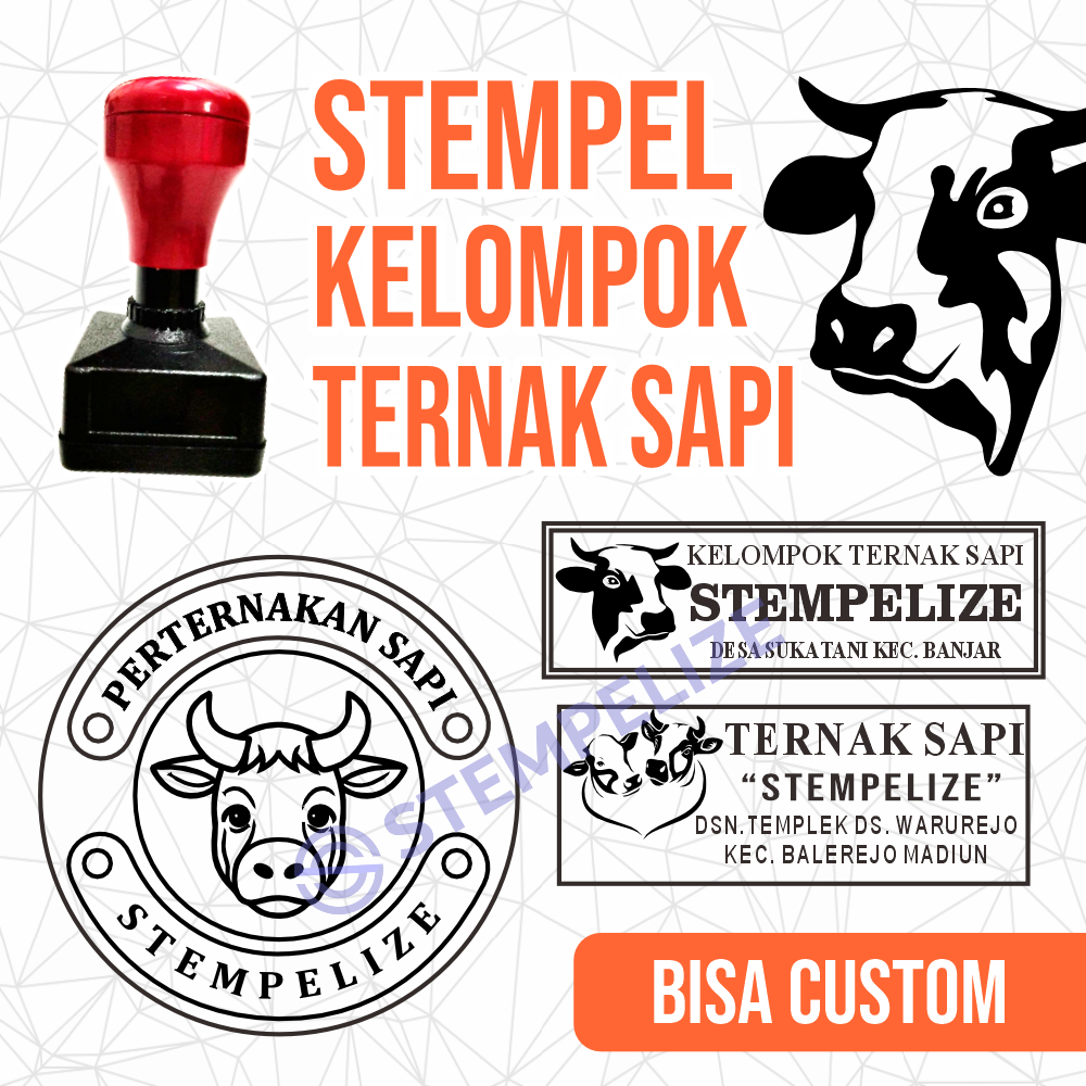 Jual Stempel Kelompok Ternak Sapi | Shopee Indonesia