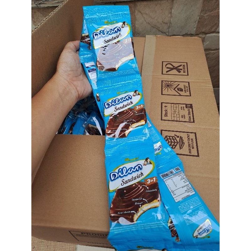 Jual Dilan Sandwich 3 in 1 renceng isi 10 | Shopee Indonesia