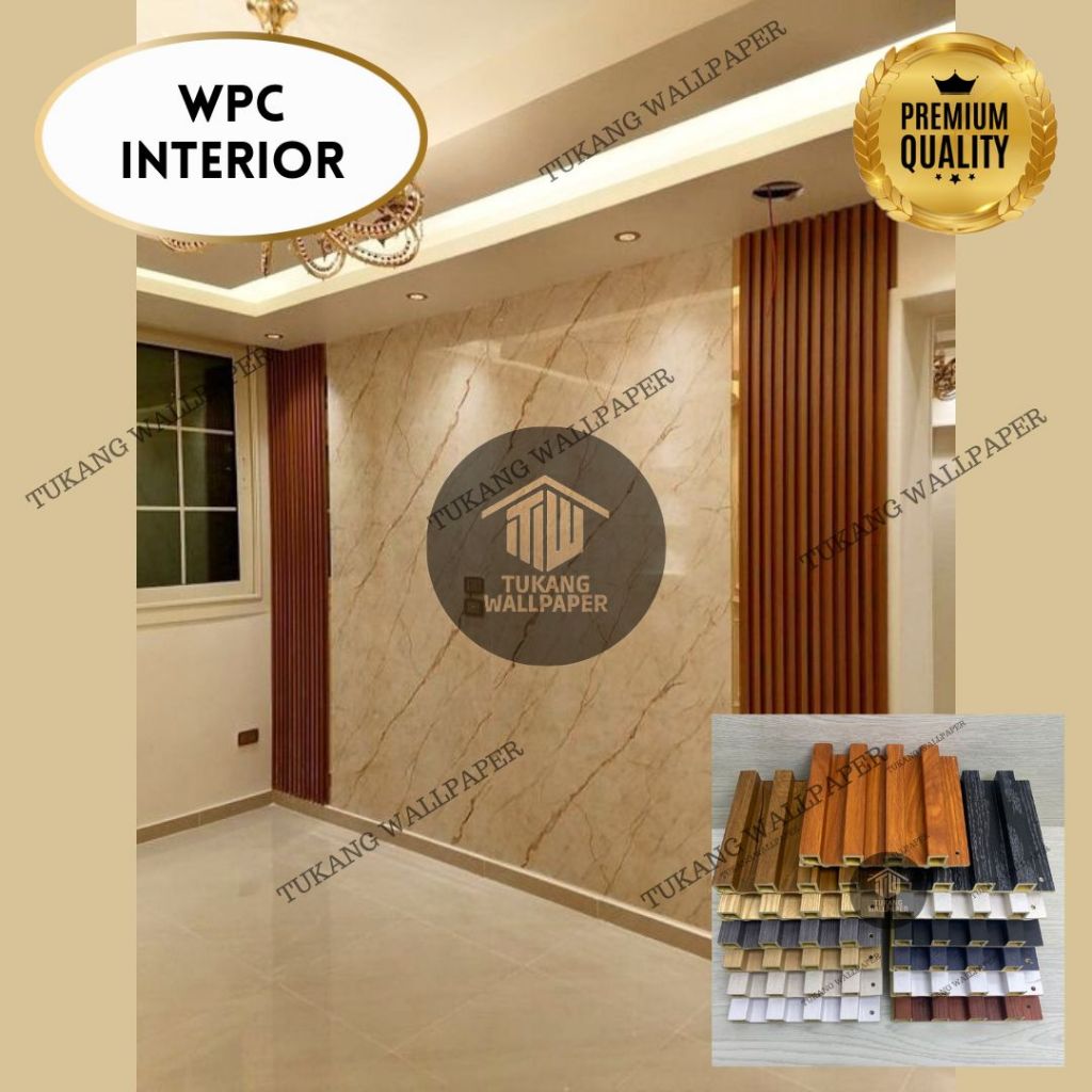 Jual WPC WOOD PANEL 3D WPC MEWAH WALLPANEL Wall Panel PVC bukan ...