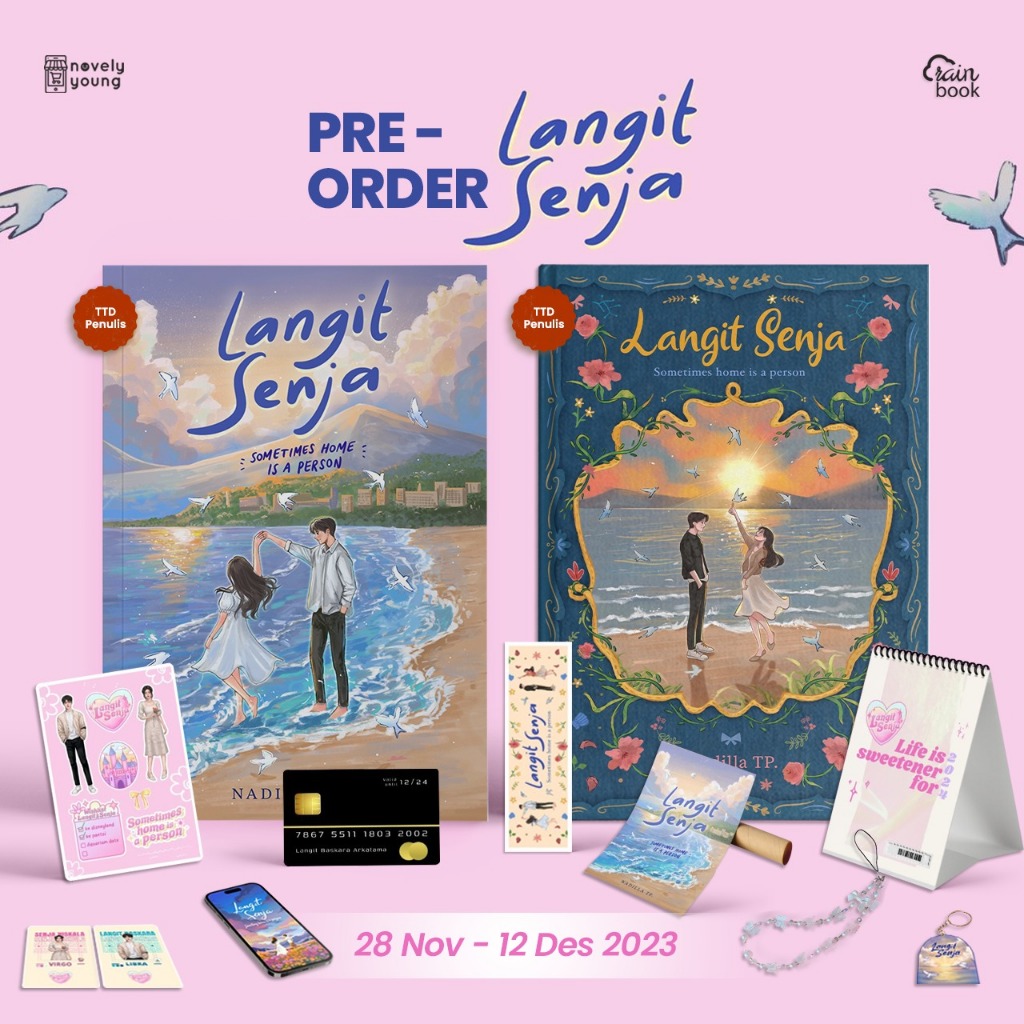 Jual Novel Langit Senja - Nadilla T.P - Rainbook Publishing - Gratis Biaya Packing | Shopee ...