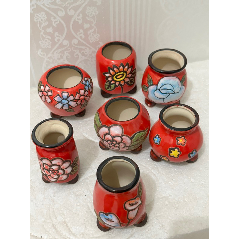 Jual Pot keramik merah | Shopee Indonesia