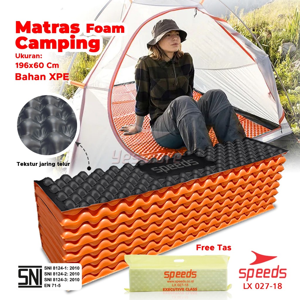 Jual SPEEDS Matras Lipat Gunung Untuk Duduk Matras Camping Bahan XPE ...