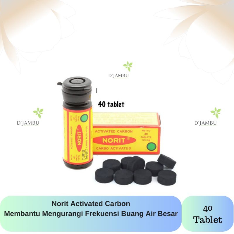 Jual Norit Obat Diare 40 Tablet | Shopee Indonesia