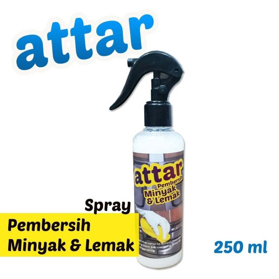 Jual Fat Cleaner SPRAY - Pembersih Minyak dan Lemak Dapur - Attar 250ml ...