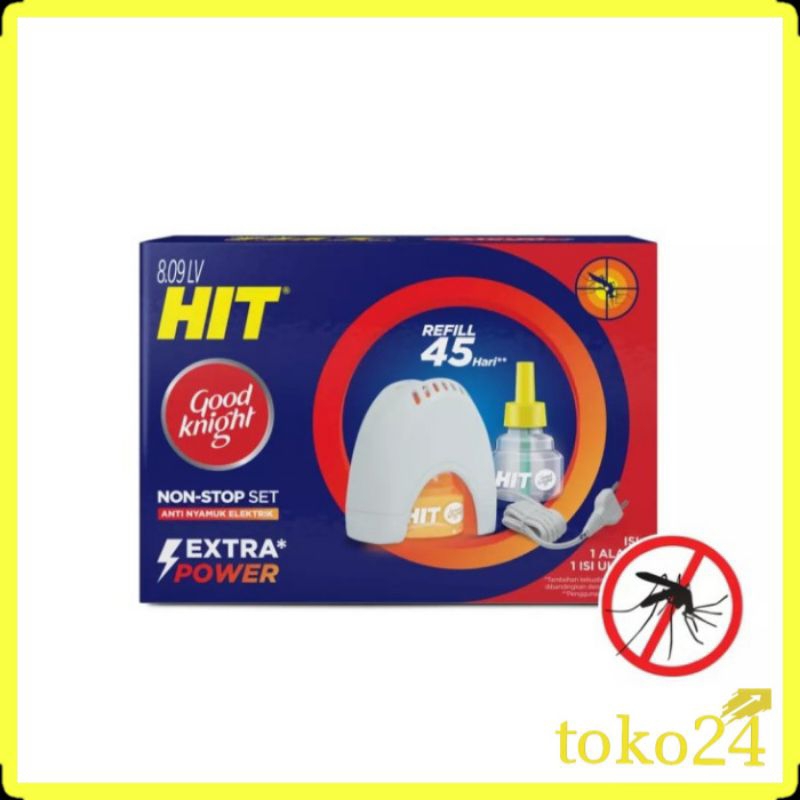 Jual HIT Good Knight Non-Stop Set Anti Nyamuk Elektrik + Fresh Refill ...