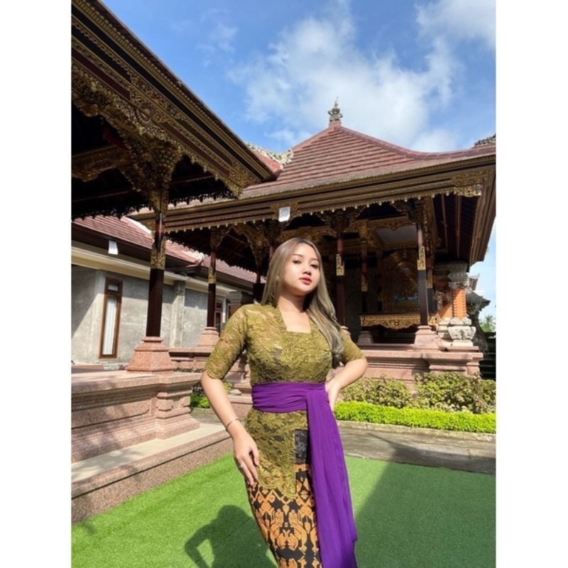 Jual kebaya bali lengan 3/4 |kebaya sofia bed lengan sesiku |kebaya ...