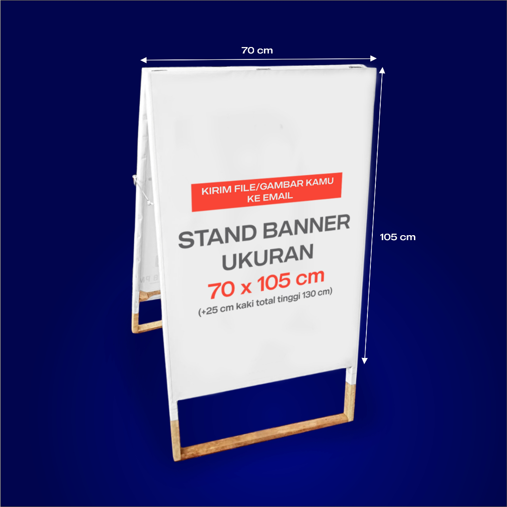 Jual Standing Banner Kayu 70 x 105 cm | Shopee Indonesia