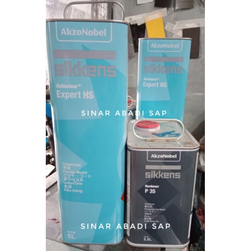 Jual Clear Sikkens HS Expert 5 Liter + Hardener P35 2,5 Liter | Shopee ...