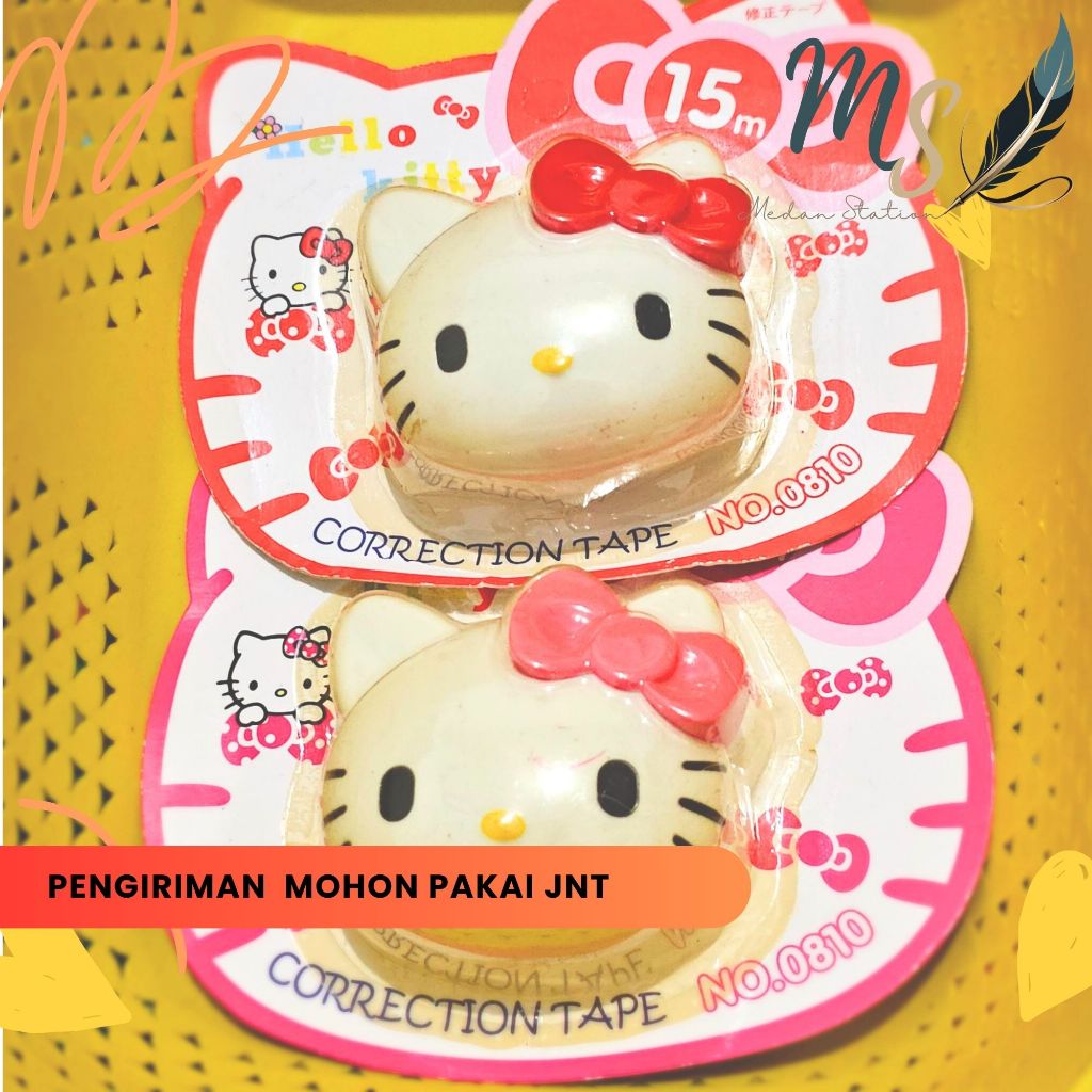 Jual Medan Station || Tipe X Hello Kitty Import / Correction Tape Hello ...