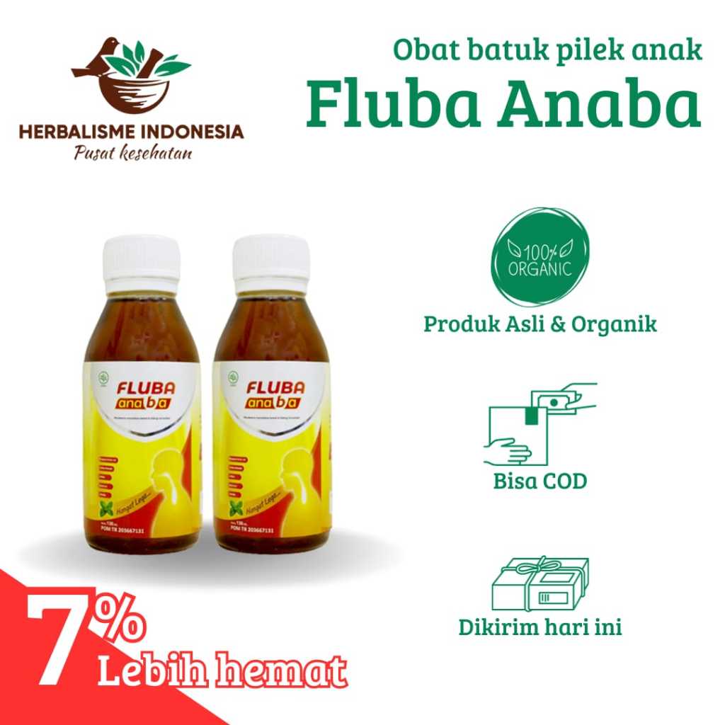 Jual [PAKET 2 BOTOL] MADU FLUBA ANABA OBAT BATUK / PILEK / SINUS ...