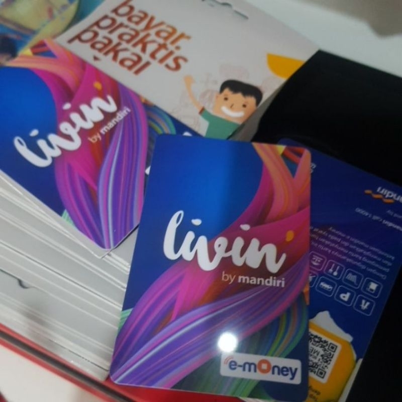 Jual e-money card livin by mandiri | Shopee Indonesia