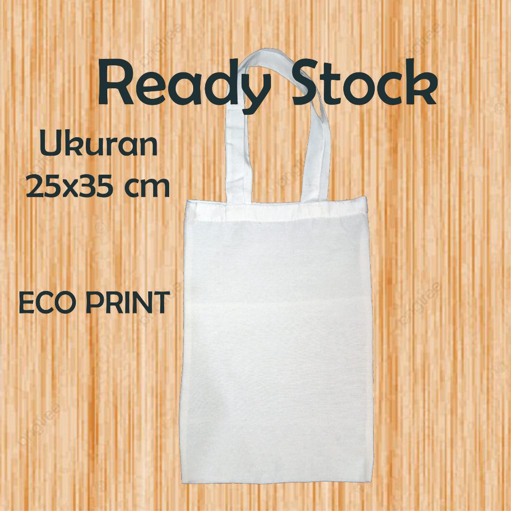 Jual Totebag Tas Blacu Polos Ukuran 25x35 Harga Termurah Cocok Untuk ...