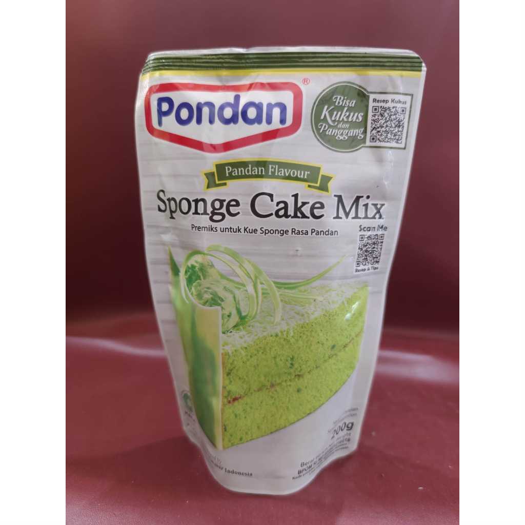 Jual Pondan Sponge Cake Mix 200g - Tepung Premix SpongeCake Kue Lembut ...