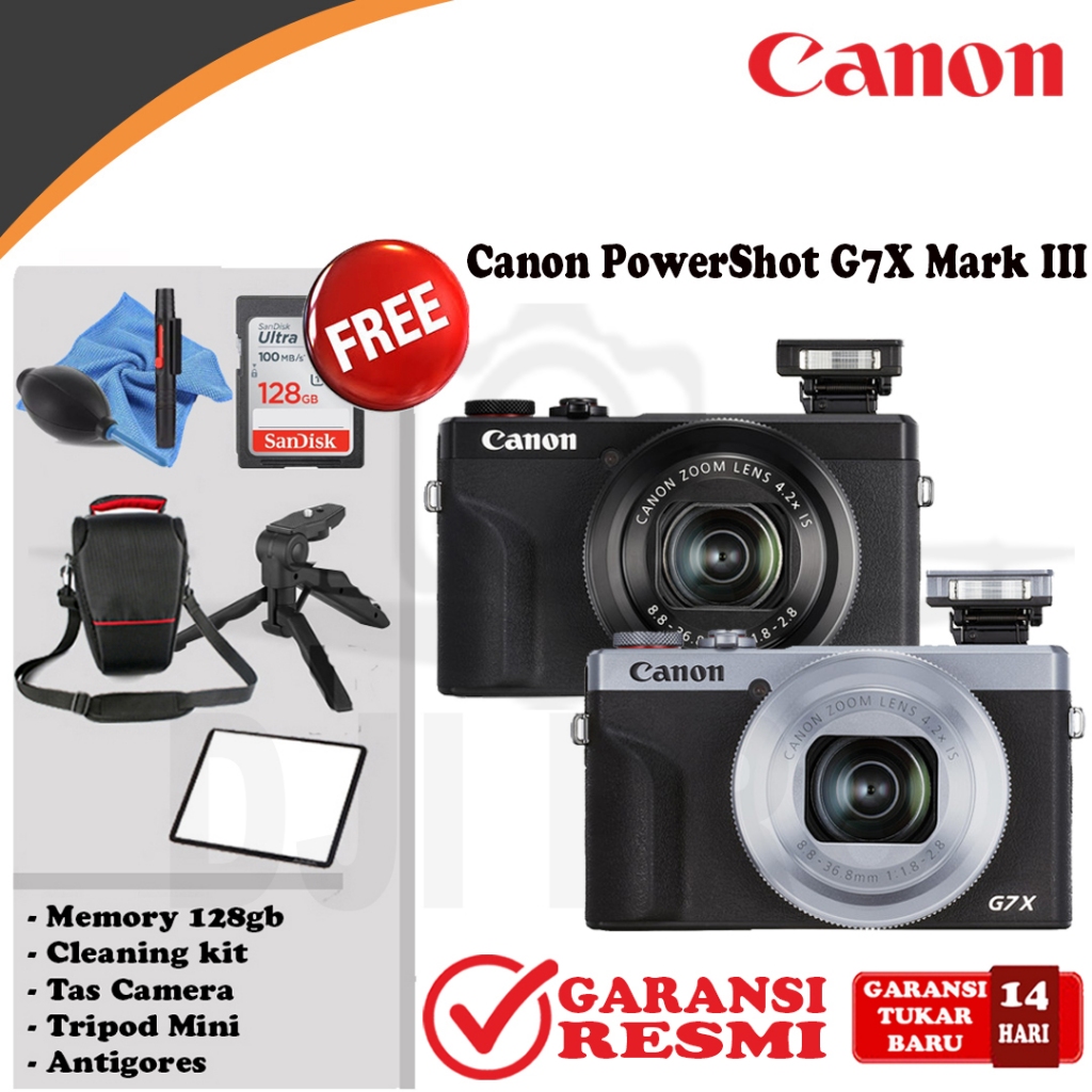 Jual Canon PowerShot G7X Mark III - G7X G7 X Mark 3 - Camera Vlogging | Shopee Indonesia
